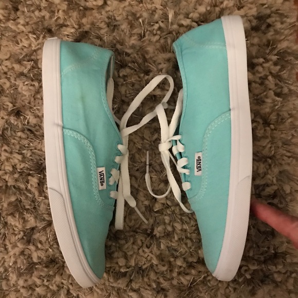 Vans | Shoes | Vans Shoes Mint Green Canvas | Poshmark